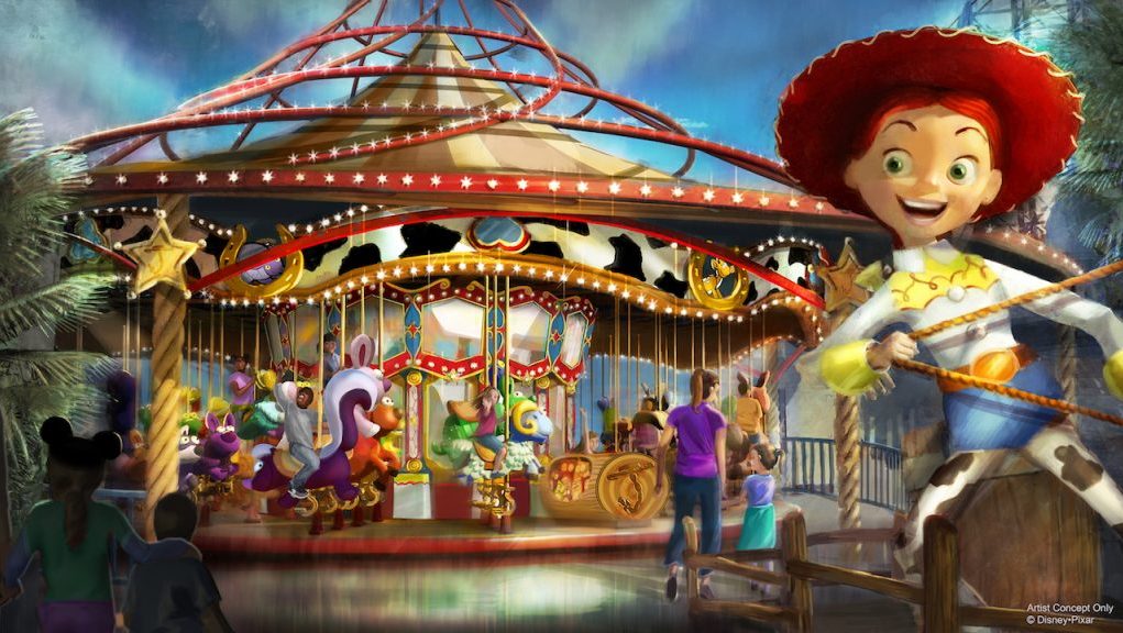 Jessie’s Critter Carousel Opens This April at Disney California ...