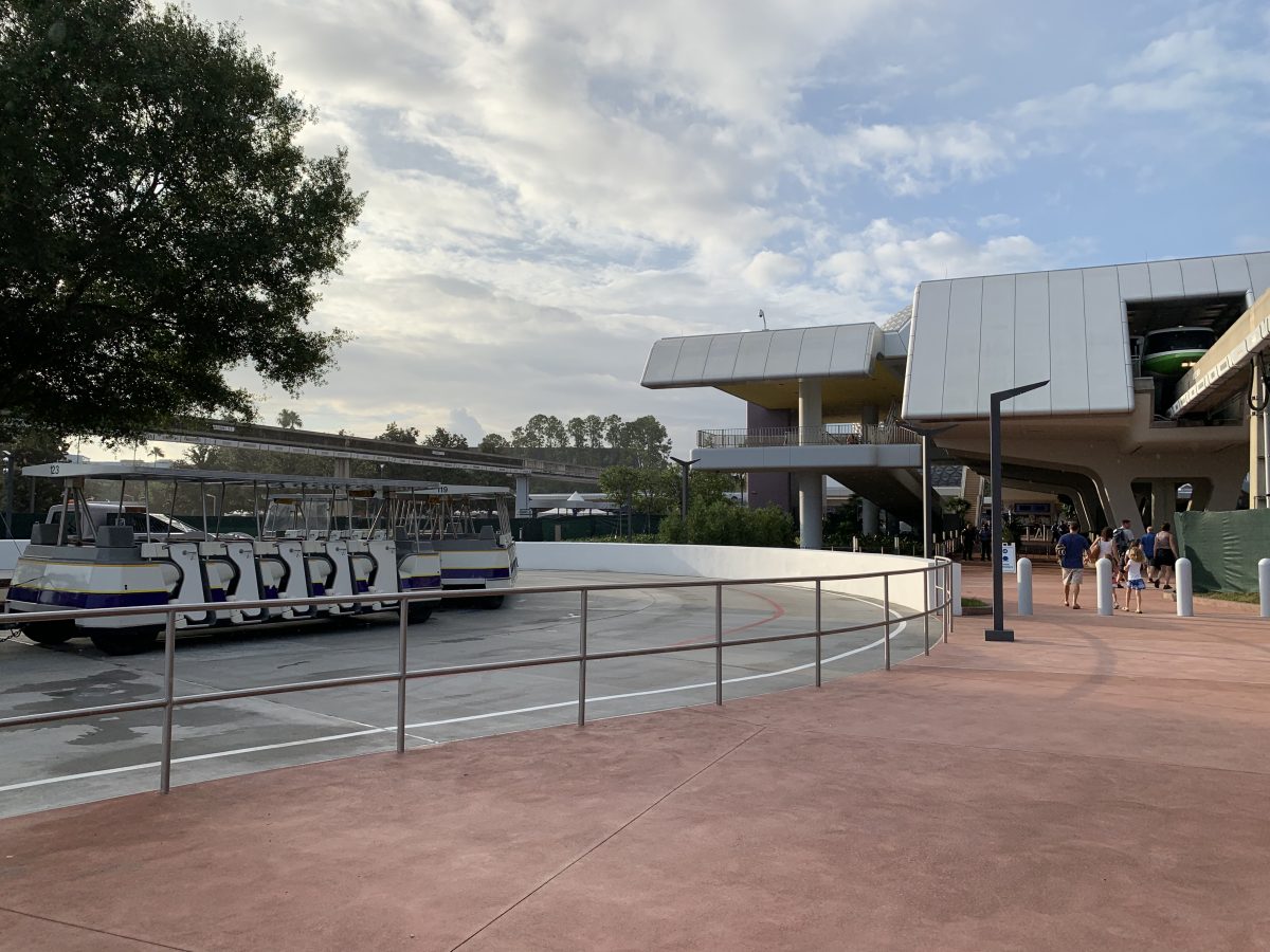 Epcot Construction Update: Tram and Security Area Nearly Complete ...