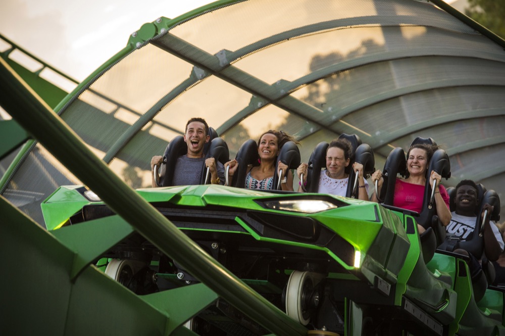 Incredible Hulk Coaster Layout