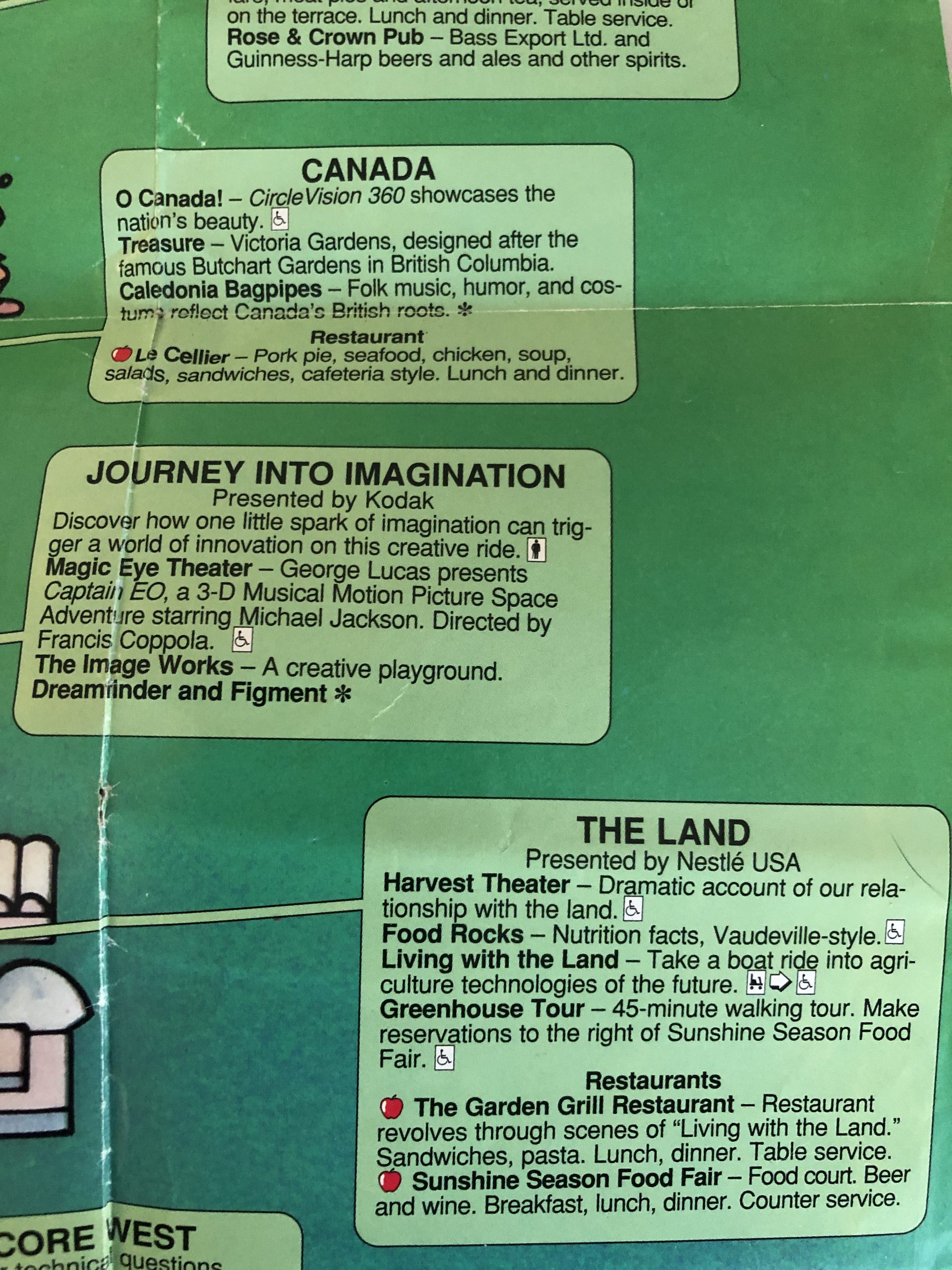 A Look Back at the EPCOT ’94 Guidemap | TouringPlans.com Blog
