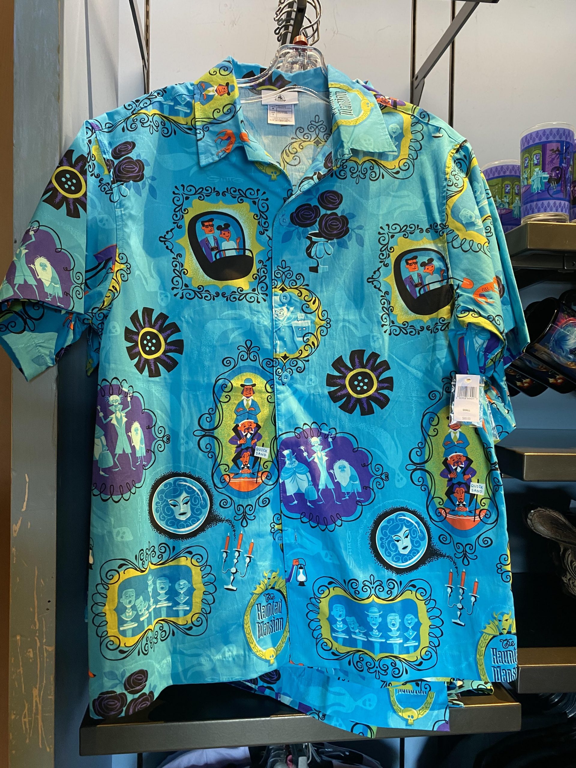 Haunted Mansion Button Up Shirt