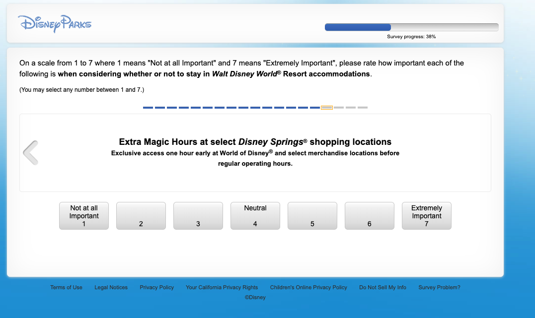 New Disney Survey with Some Unique Options for Future Benefits ...