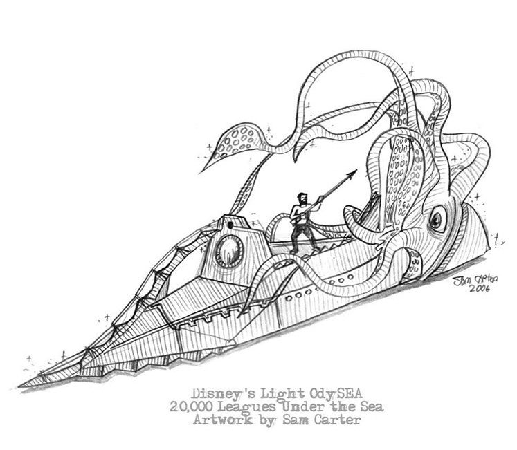 SATURDAY SIX Presents: The Theme Park Artwork of Sam Carter ...