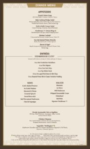 Steakhouse 71 Menus Revealed! | TouringPlans.com Blog