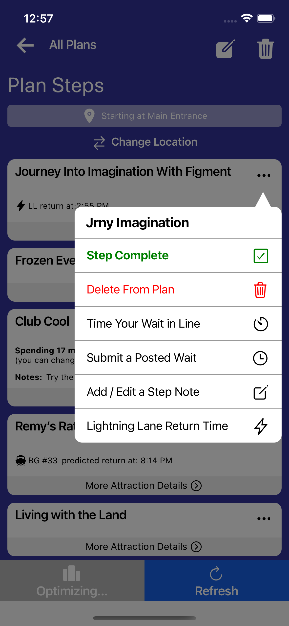 New Features in the iOS Lines App for Walt Disney World | TouringPlans ...