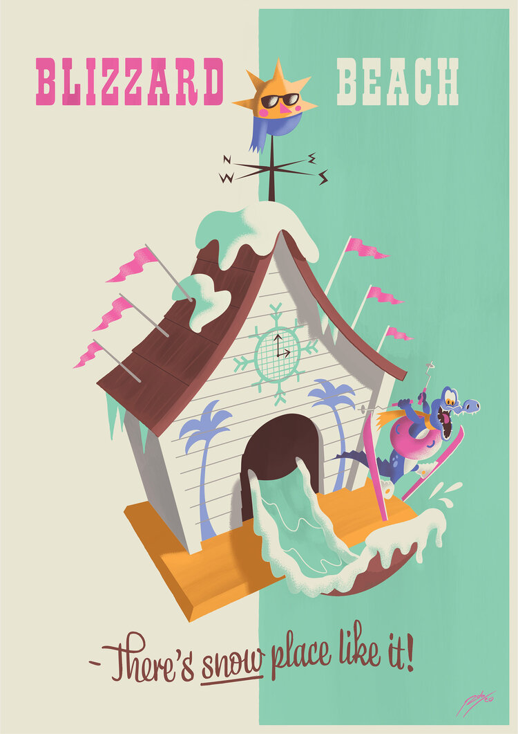 SATURDAY SIX Presents: The Theme Park Artwork of Rob Yeo (Books ...