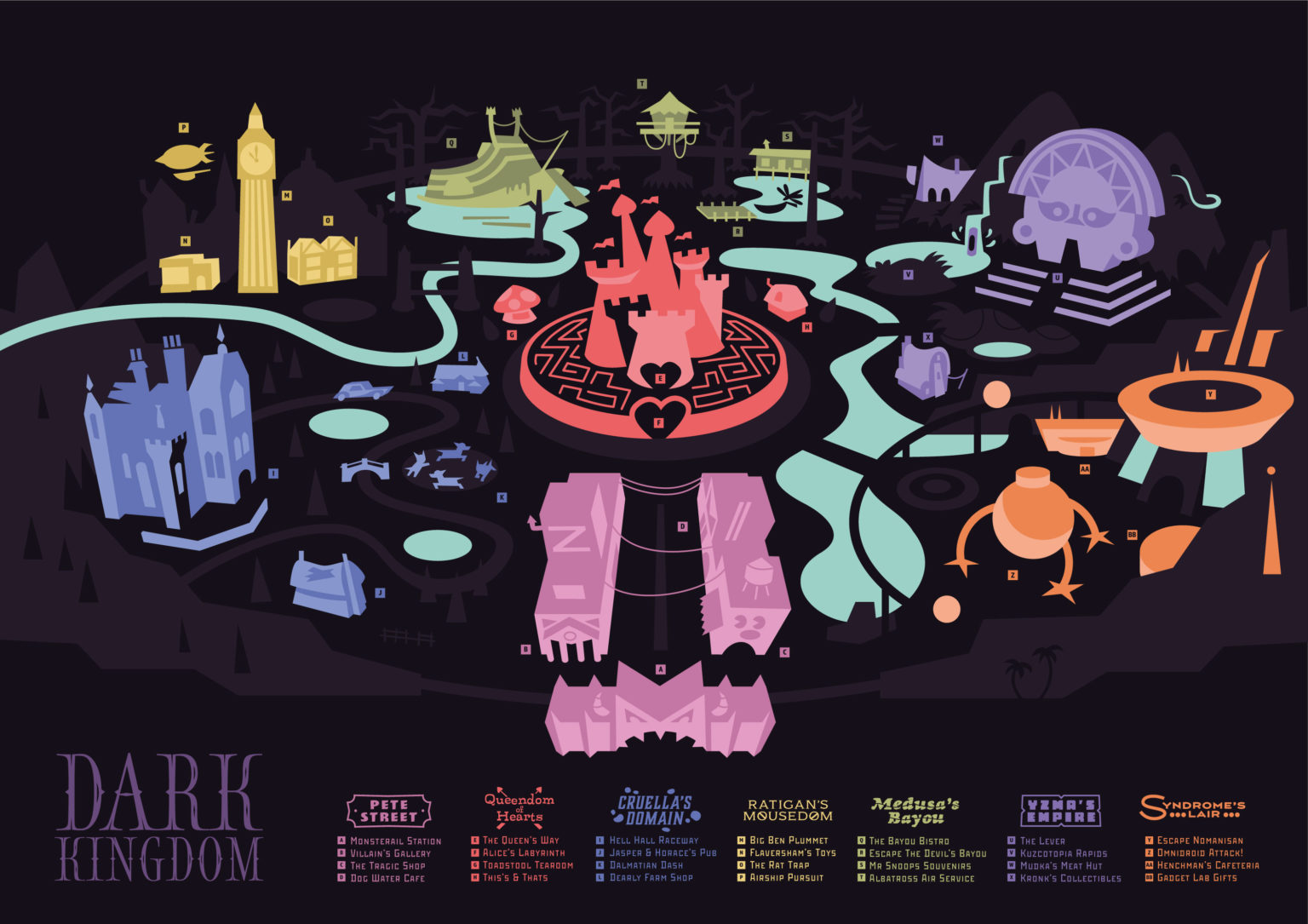 SATURDAY SIX Presents: The Theme Park Artwork of Rob Yeo (Books ...
