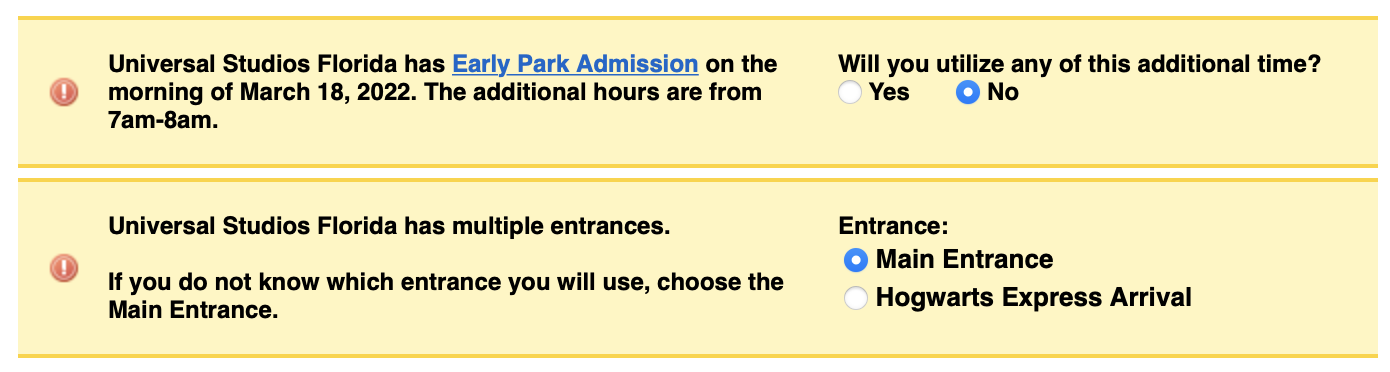 Customizing a Universal Orlando Touring Plan with Hogwarts Express ...