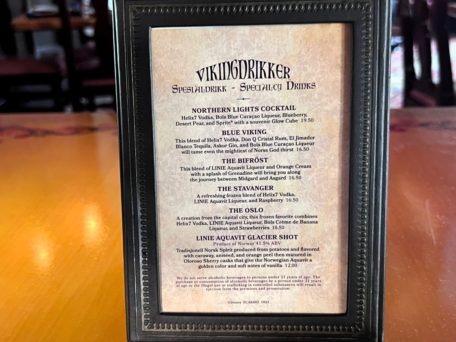 Princess Dining Returns to Norway’s Akershus at EPCOT | TouringPlans ...